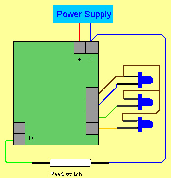 Electrical Arcing effect of electric model trains
